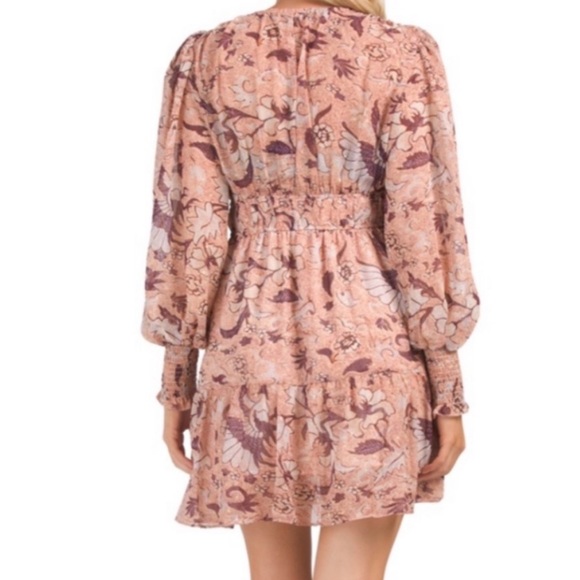 Anthropologie | Dresses | Opt One Pretty Time Anthropologie Floral Bird ...